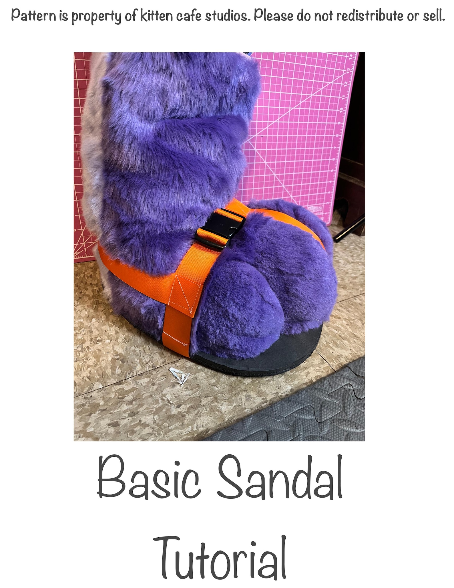DIY Basic Fursuit Footpaw Sandalpattern + TUTORIAL - Etsy