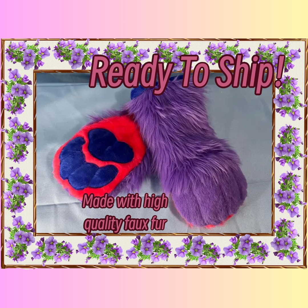 Premade Fursuit Furry Mitten Paws Bisexual - Etsy