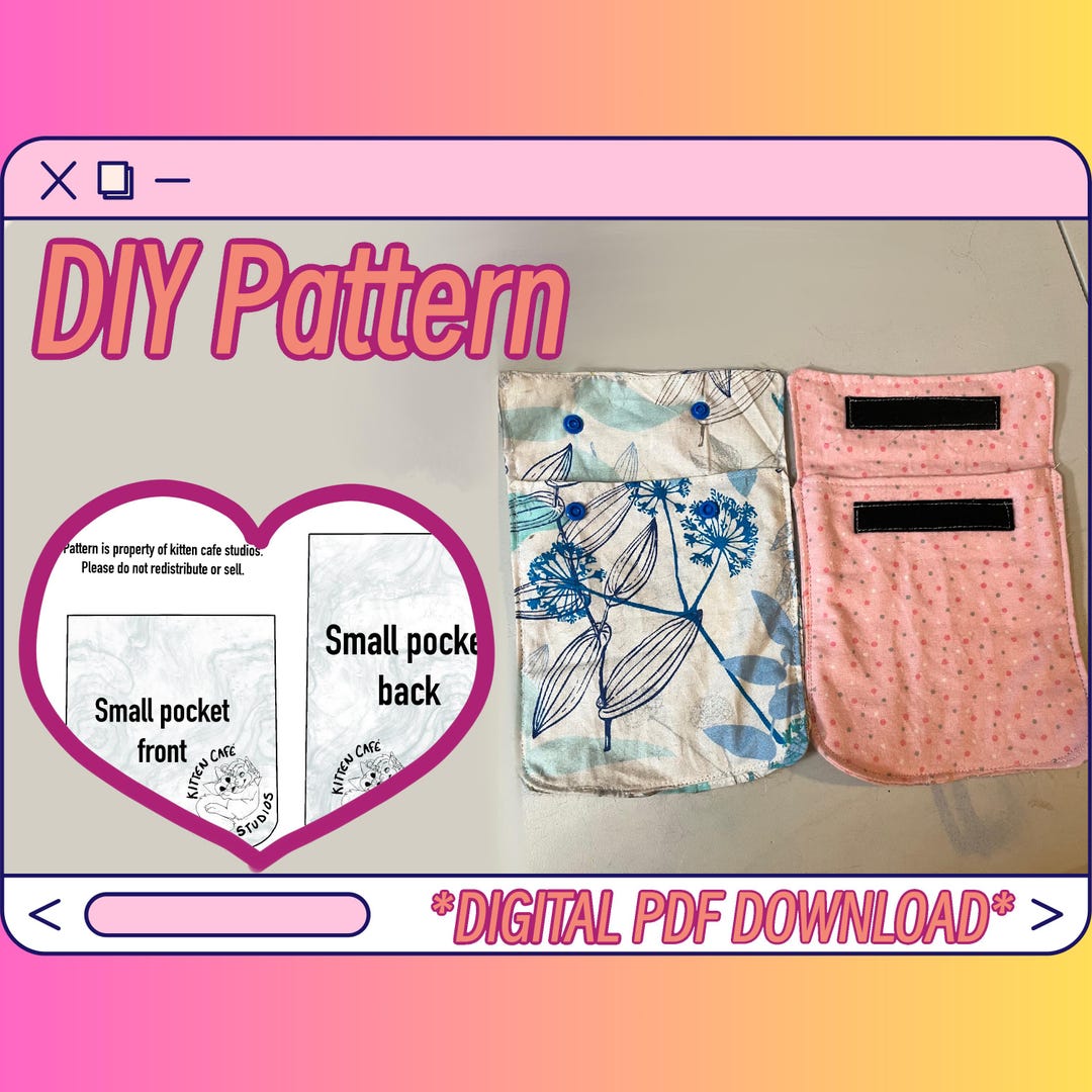 DIY Fursuit Pocket PATTERN + TUTORIAL - Etsy