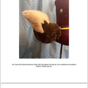 DIY Fursuit Evolution Fox Tail PATTERN + TUTORIAL - Etsy