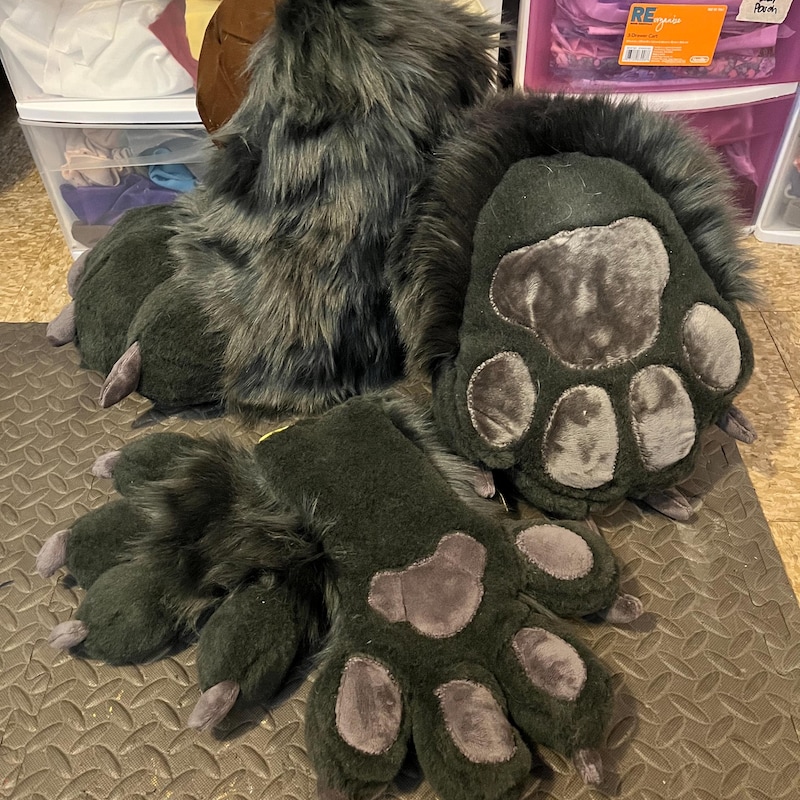 Furry Feet Art - Etsy