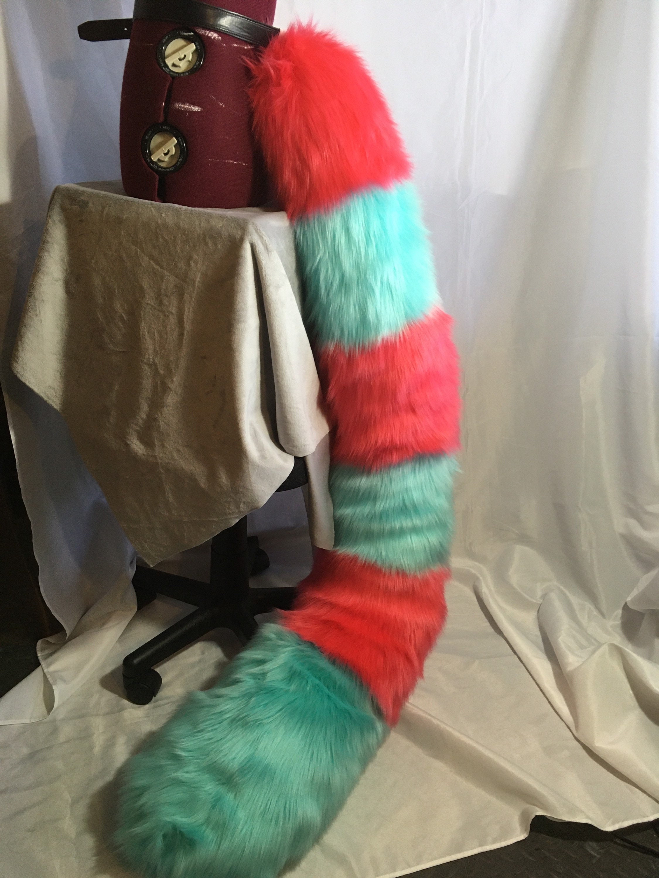 CUSTOM Red Panda Fursuit Tail - Etsy