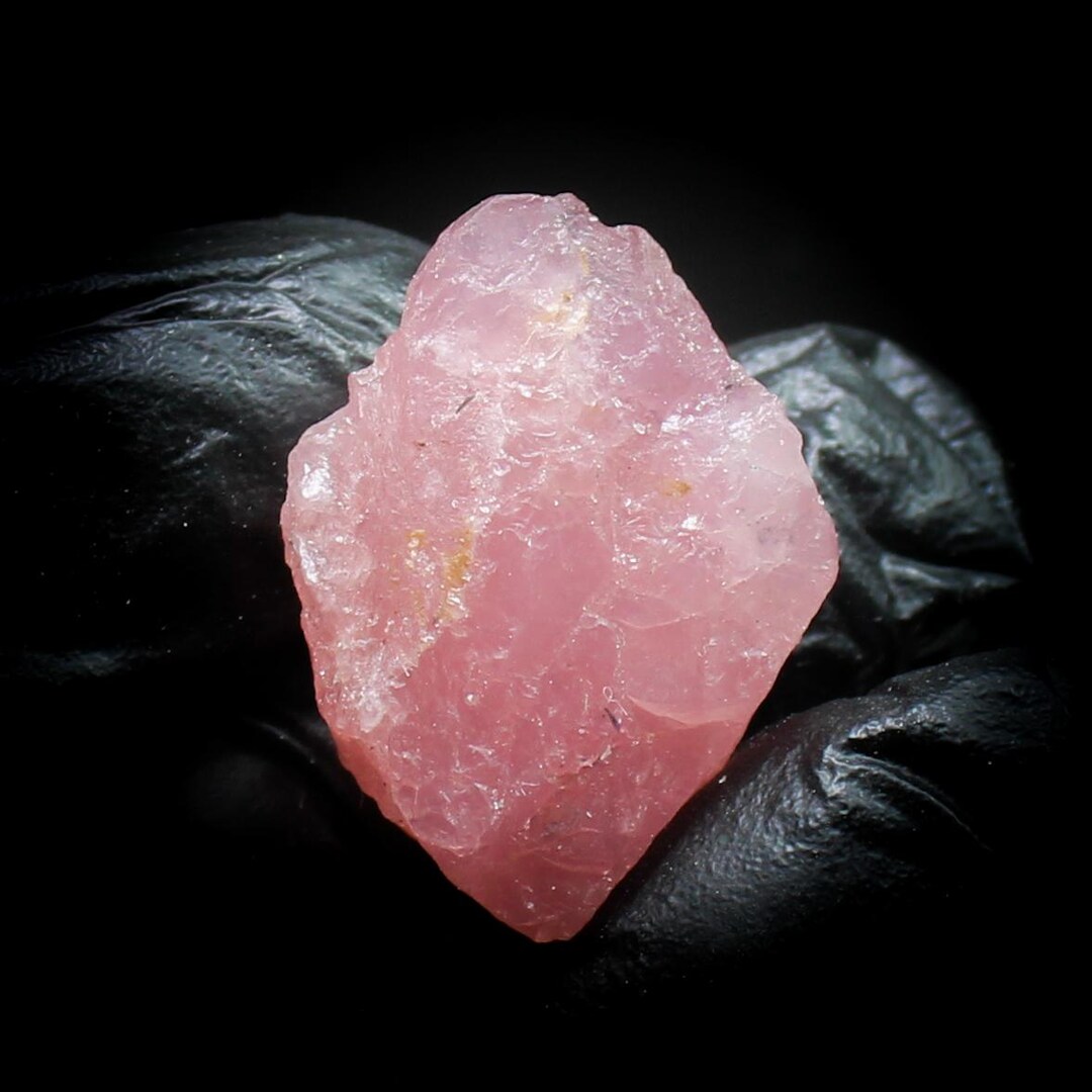 Raw Rose Quartz Crystal (43.00 CT ) Grade A Rose Quartz Stone - Raw Pink Quartz Crystal - Rough ...