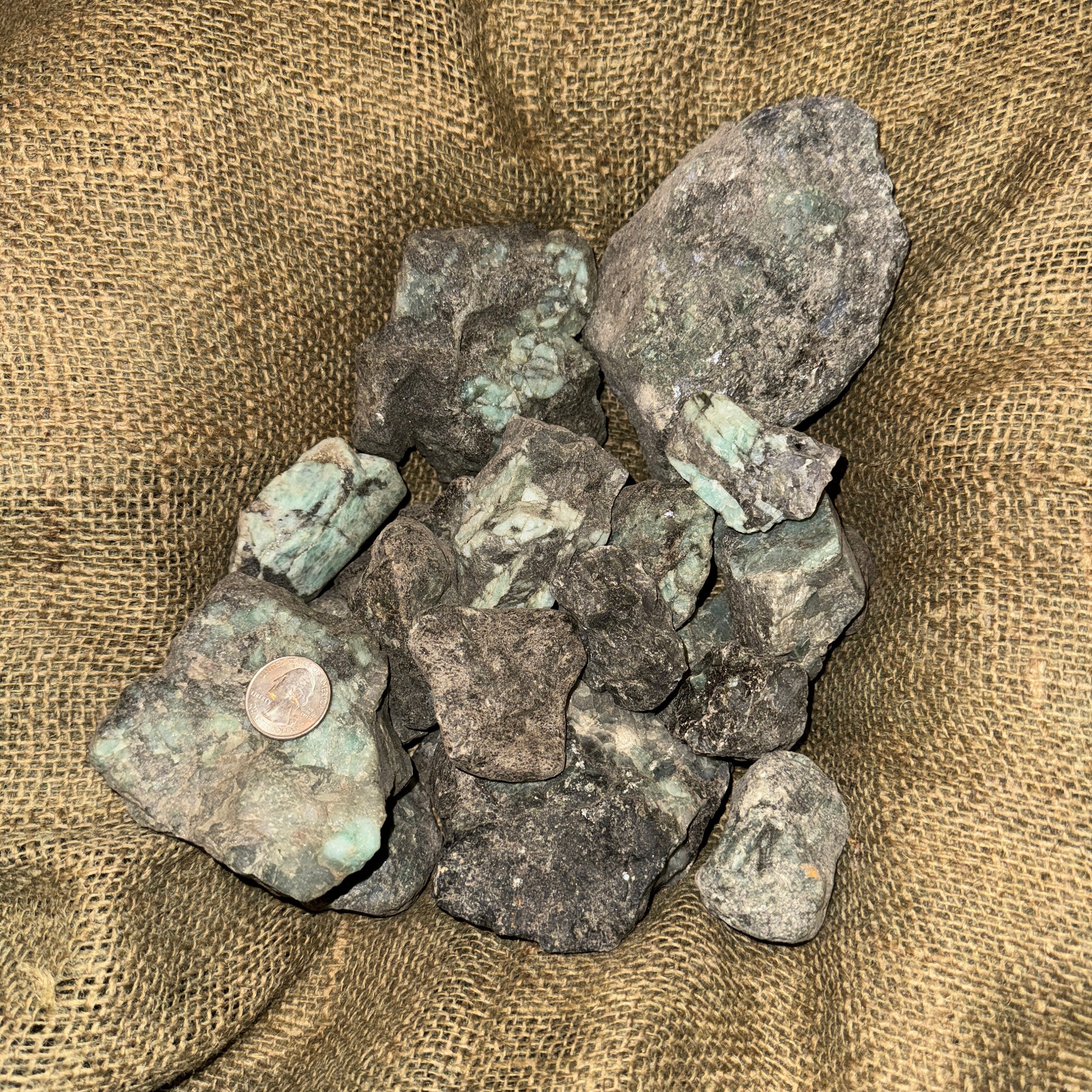 Big Sale!! Natural Emerald (LARGE) Rough (10,000 Carat) Lots + a Free ...
