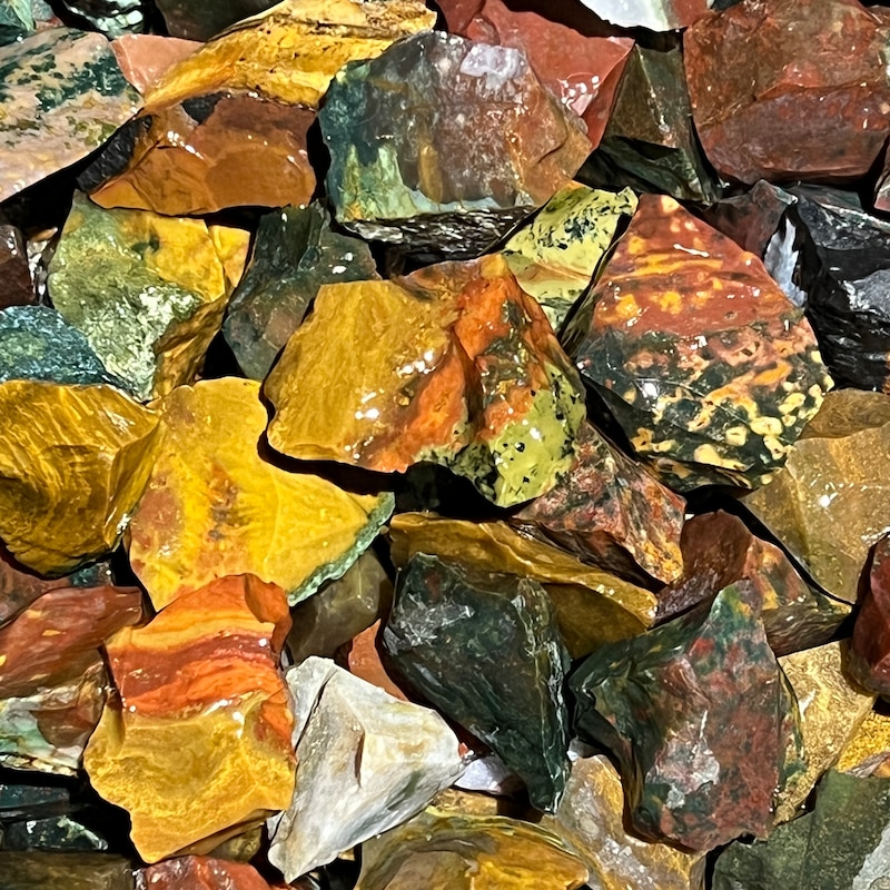 Natural Ocean Jasper Rock - Etsy