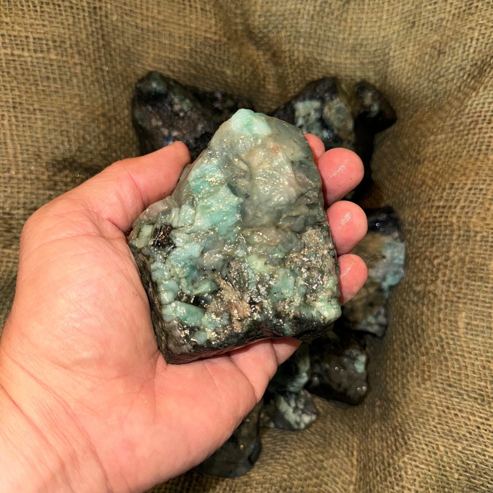 Big Sale!! Natural Emerald (LARGE) Rough (10,000 Carat) Lots + a Free ...