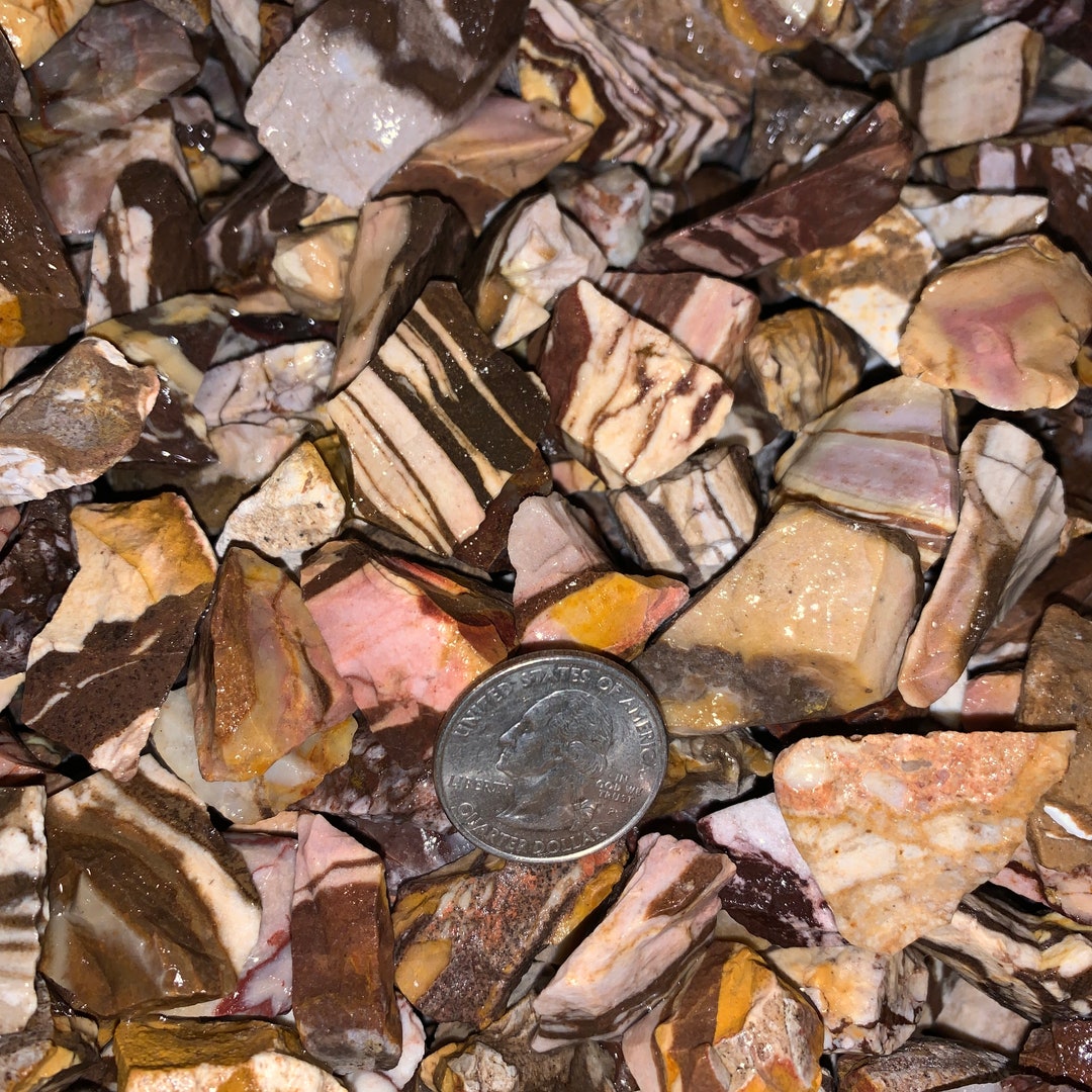 Summer Sale 1000 Carat Lots of SMALL Zebra Jasper Rough a Free Faceted ...