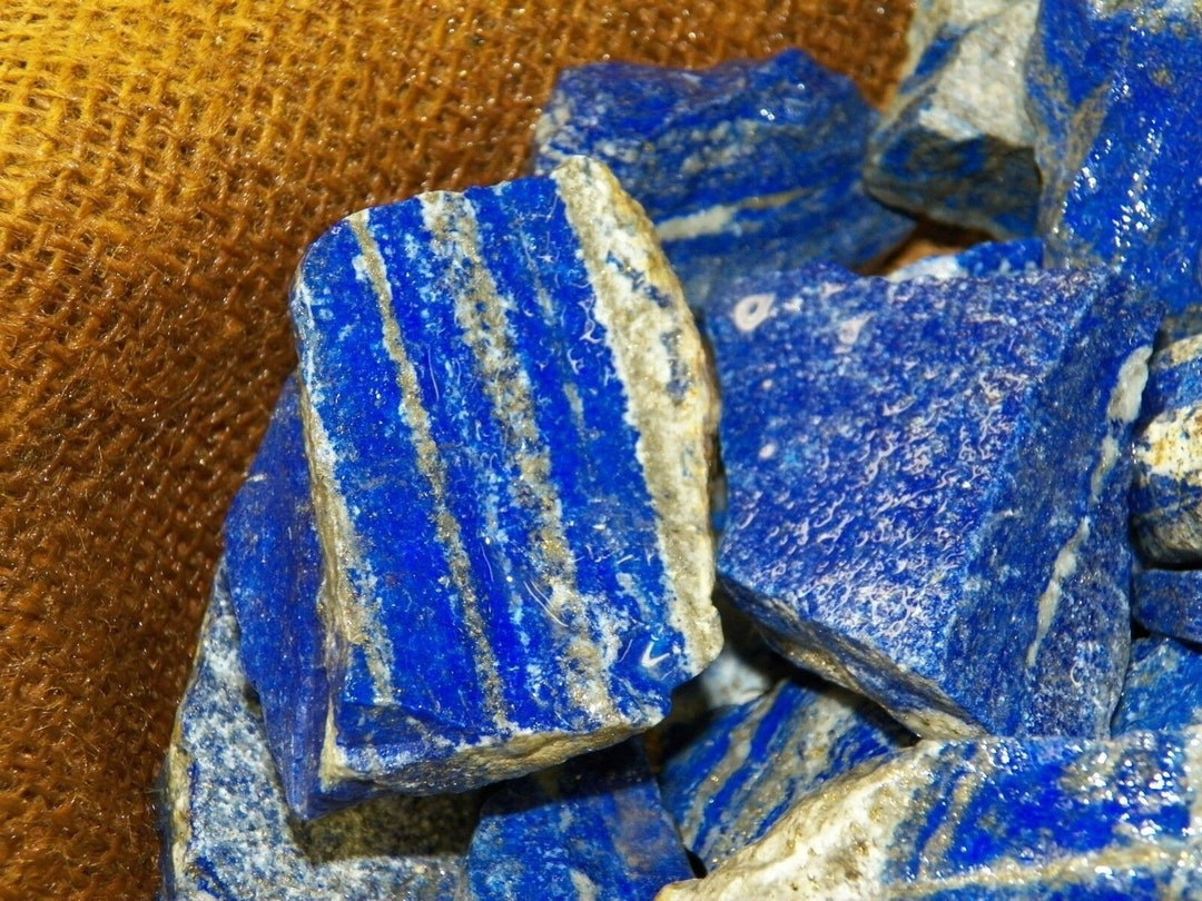 Big Sale!! 2000 Carat Lots of High End Lapis Rough Plus a FREE Faceted ...
