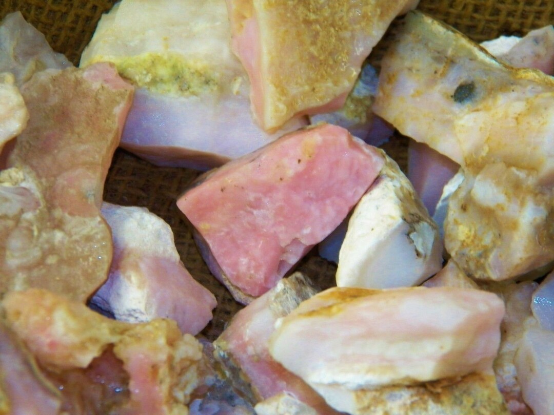 Summer Sale 1000 Carat Lots of Very High End Pink Opal Rough Plus a ...