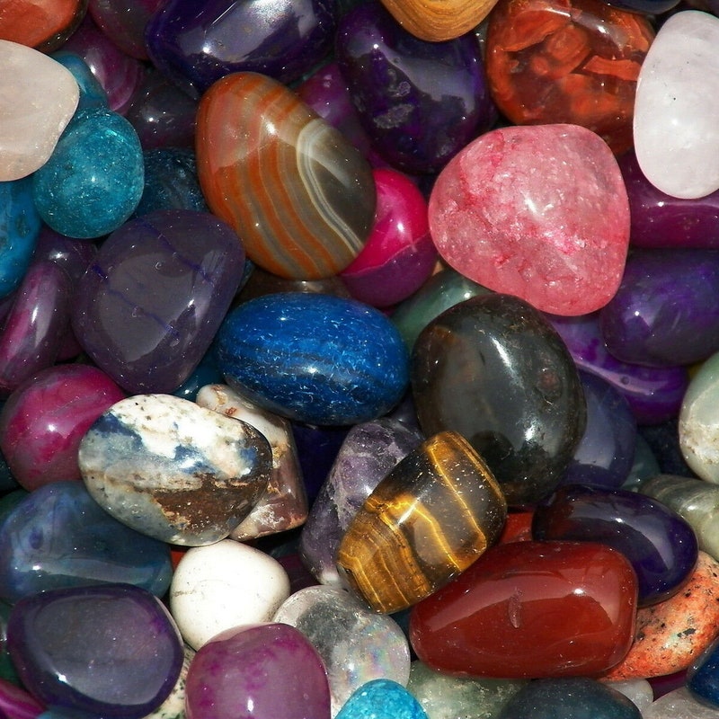 Tumbled Gemstones - Etsy