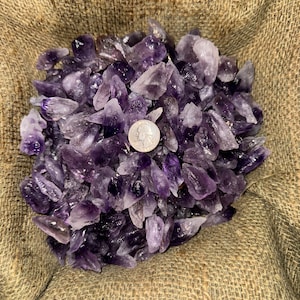 Big Sale!! 3000 Carat Lots of (SMALL) Amethyst Points - Plus a Free ...