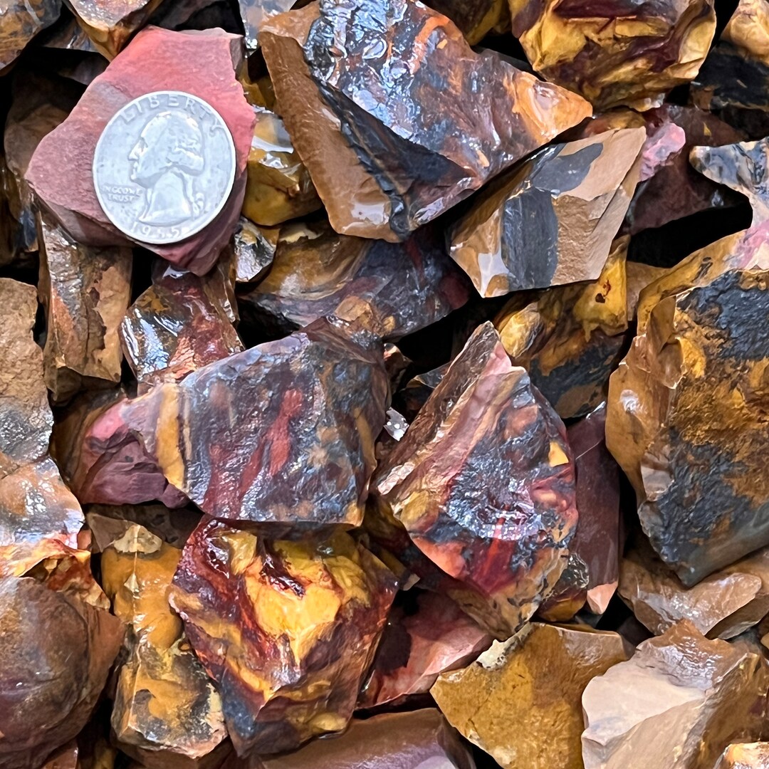 Big Sale!! TIGER IRON Rough - 3000 Carat Lots (very Rare) + a Free ...