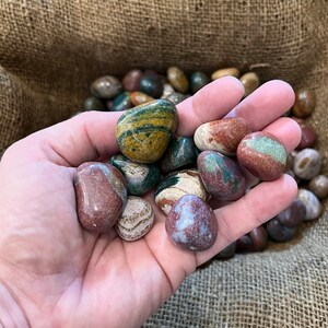 Big Sale!! 1000 Carat Lots of Fancy Jasper TUMBLED POLISHED Gemstones ...