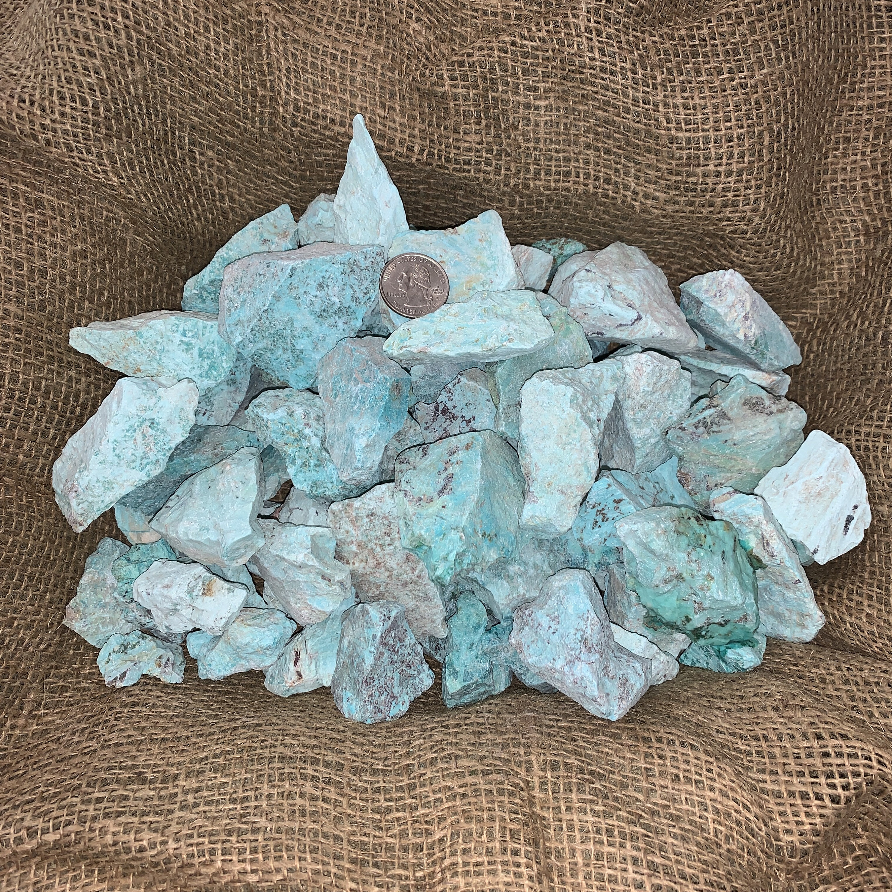 Big Sale!! WHOLESALE Lots of Natural Turquoise Rough + a Free Faceted ...