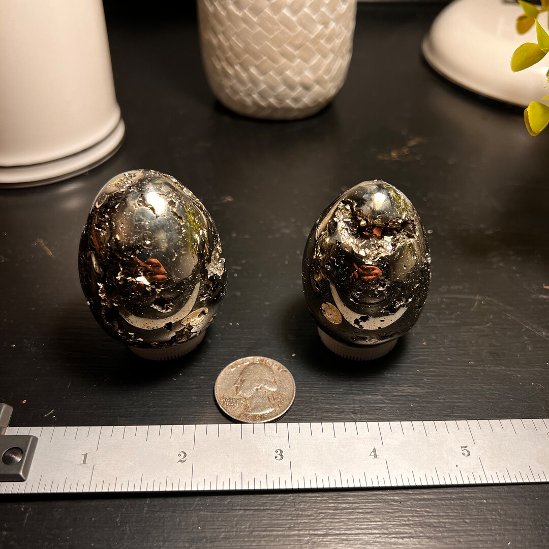 Big Sale!! Pyrite Crystal Egg - Cubic Pyrite - Very Nice Size #1 - Etsy
