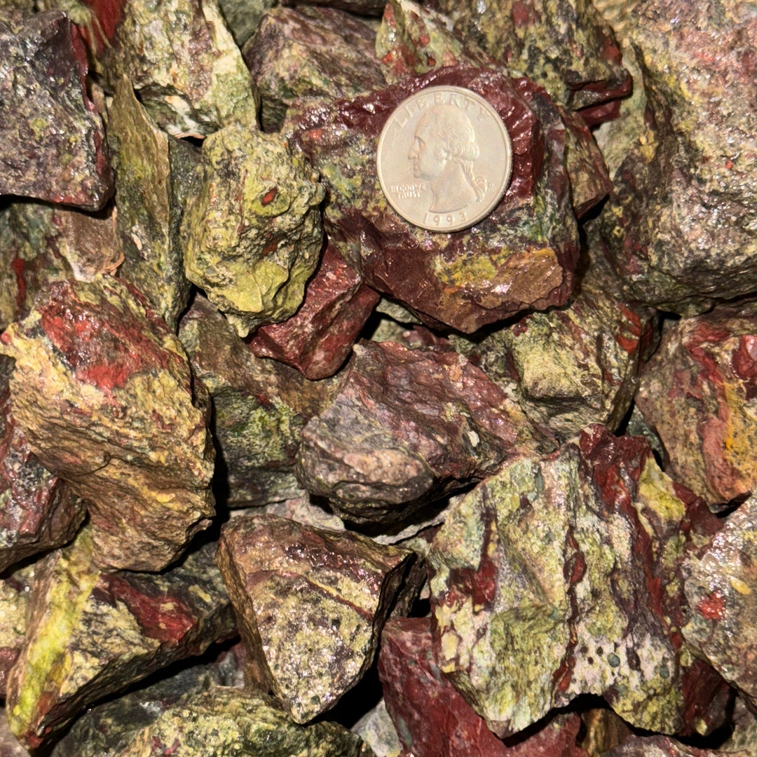 Big Sale!! 1000 Carat Lots of Natural Dragonstone Rough + a Nice Free ...