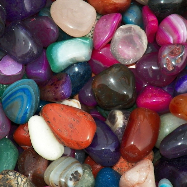 Tumbled Gemstones - Etsy