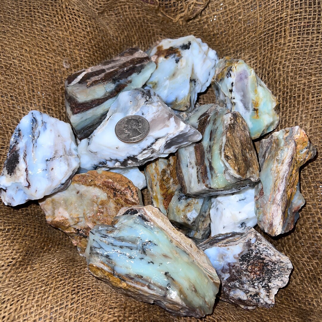 Big Sale!! WHOLESALE Lots of (LARGE) Blue/gray Opal Rough + a Free ...