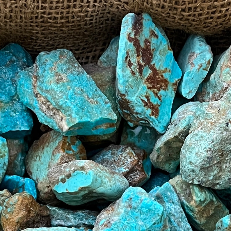 Big Sale!! 2000 Carat Lots of Kingman, AZ Turquoise Rough Very High End ...