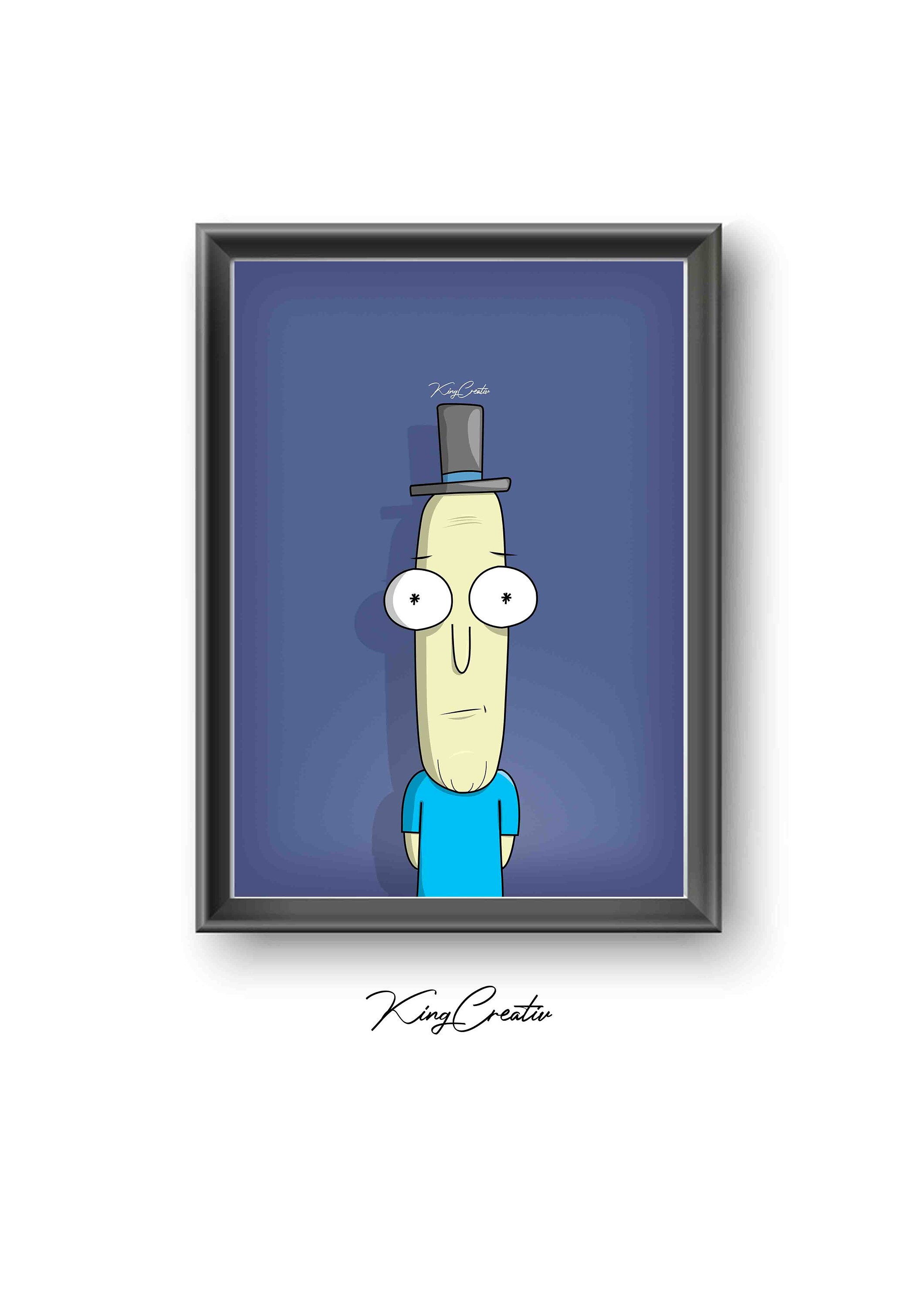 Mr Poopy Butthole - Rick & Morty (unofficial fan art) — Rigore Morti