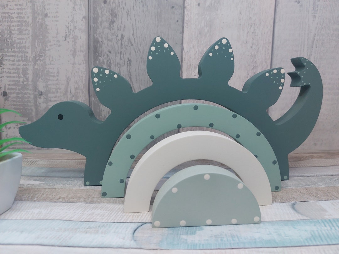 Dinosaur Rainbow Stacker, Dinosaur Nursery, Dinosaur Bedroom, Dinosaur ...