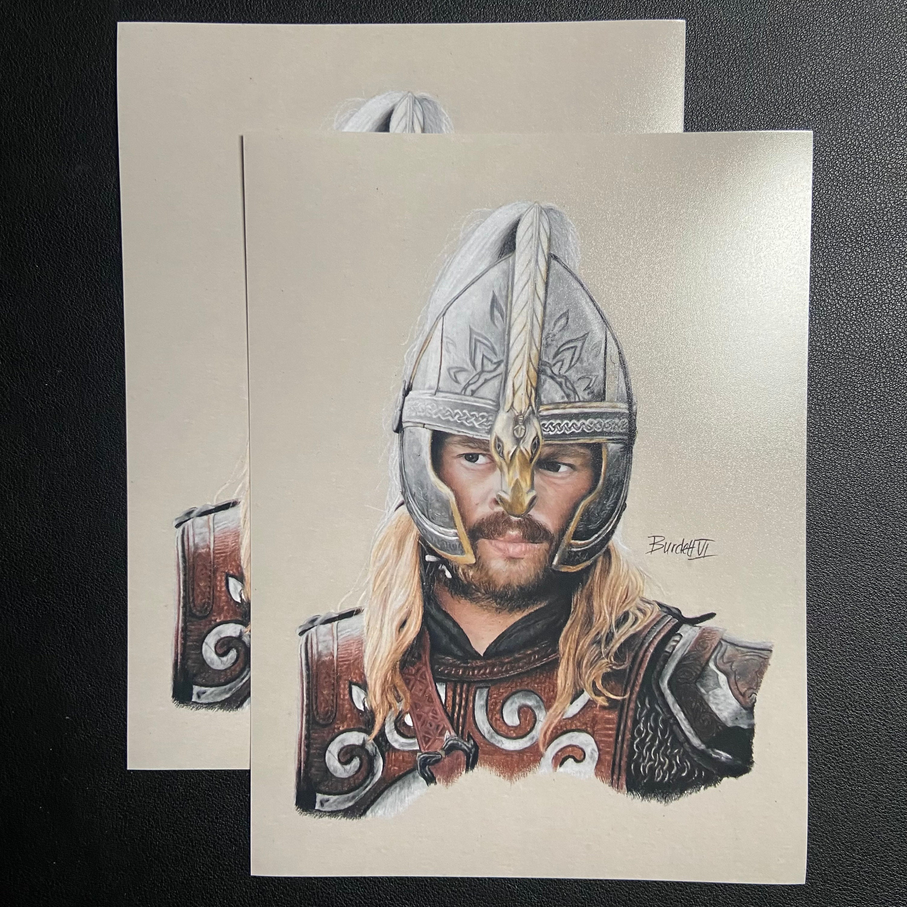 EOMER Lord of the Rings A4 A5 Art Prints LOTR Rohan Gifts. - Etsy