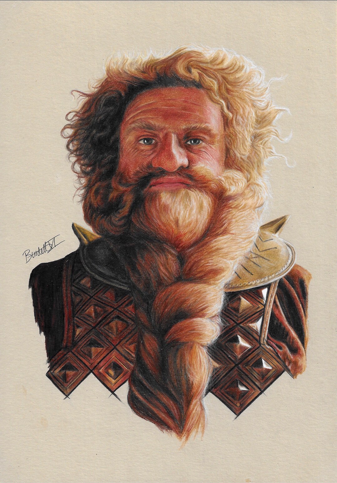 PRINCE DURIN - the Lord of the Rings - the Rings of Power - Portrait A4 ...