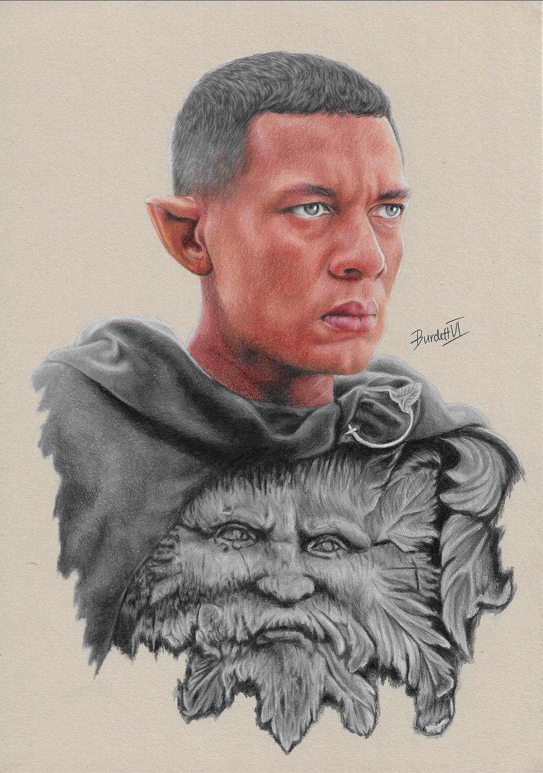 ARONDIR - the Lord of the Rings - the Rings of Power - Portrait A4 A5 ...