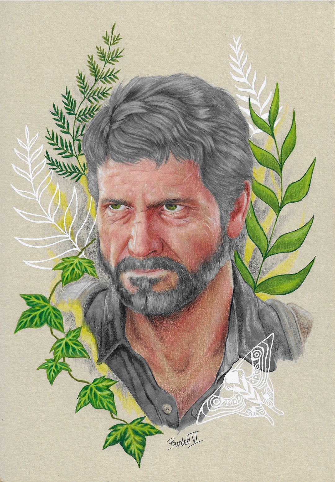 The Last of Us - Joel Miller A4 A5 Art Print Video Game Gifts. - Etsy