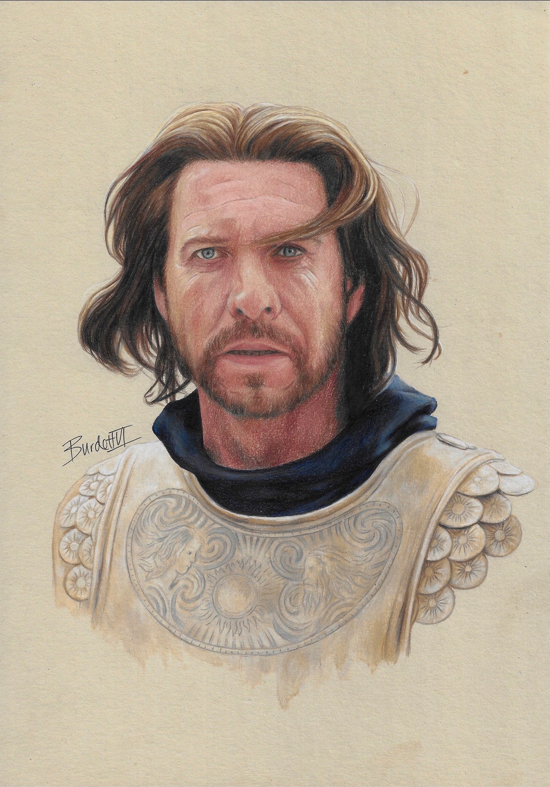 ELENDIL - the Lord of the Rings - the Rings of Power - Portrait A4 A5 ...