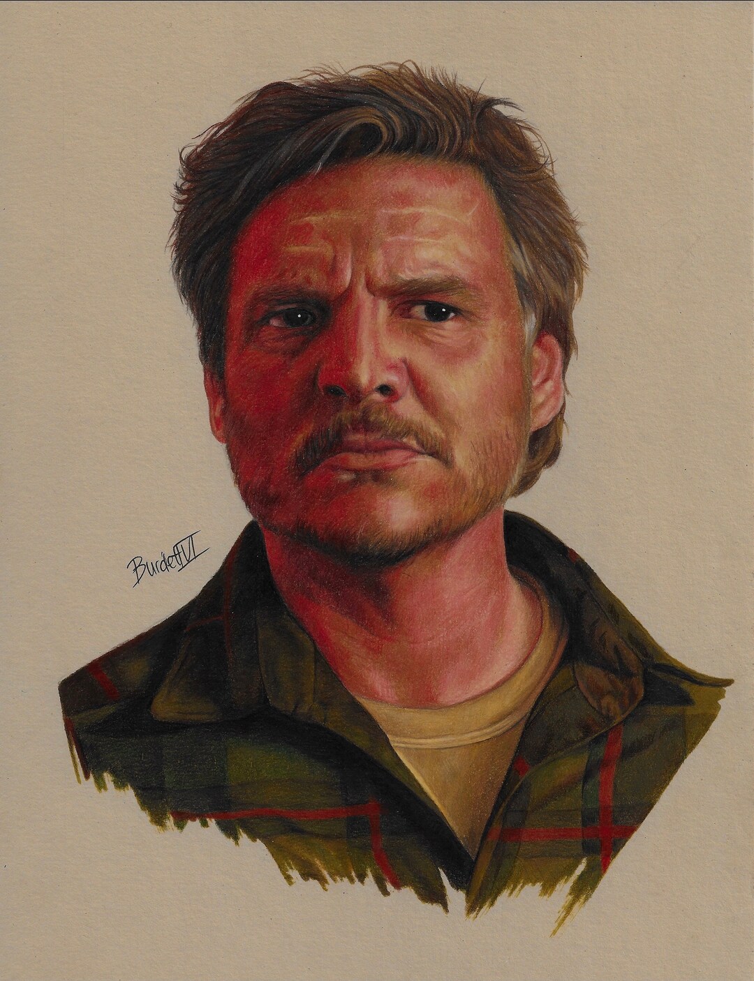 PEDRO PASCAL the Last of Us HBO - Joel Miller A4 A5 Art Print Video ...