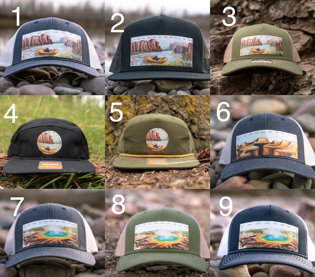 National Park Hats // Made-to-order // Various Colors & Styles - Etsy