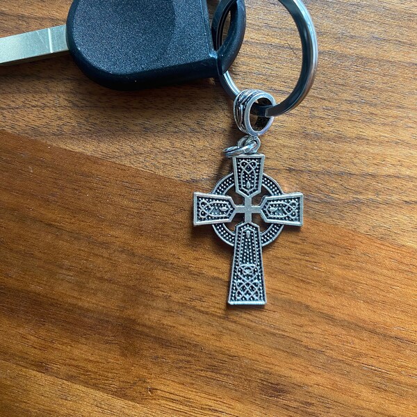 Cross Keychain - Etsy
