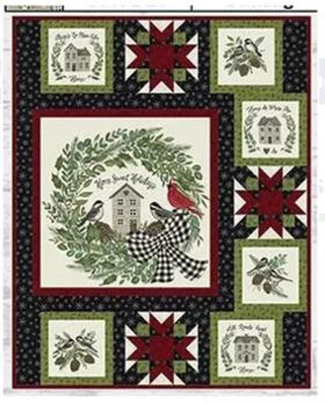 Holidays at Home Quilt Kit by Deb Strain (holidaysathomequiltkit) - Etsy