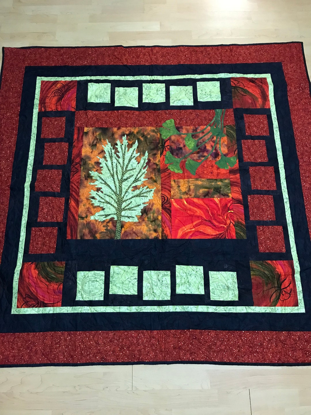 Ginkgo Quilt by 118 Fabrics & More - Etsy