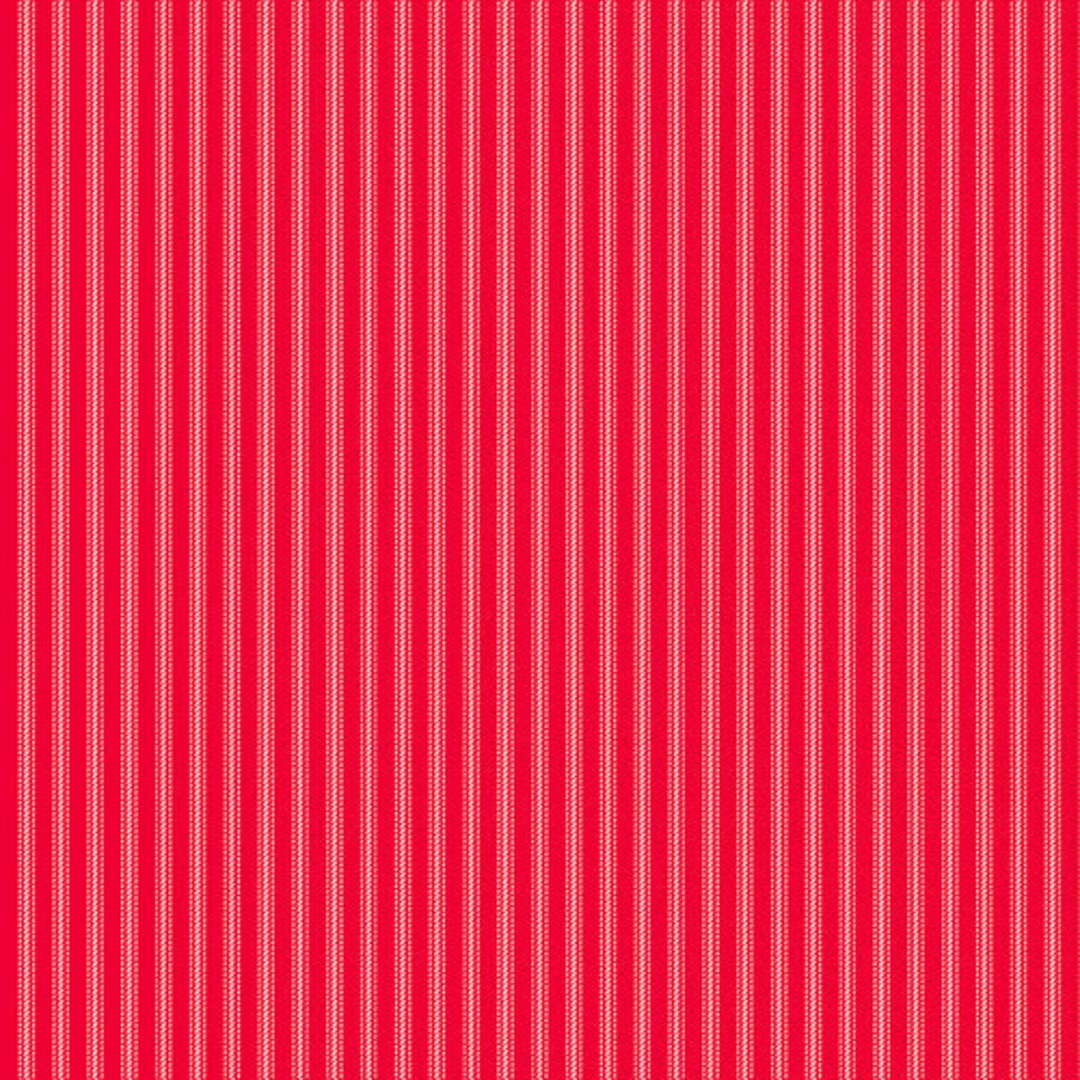 White Ticking Stripe on Red by Pricillia Blain (Q9826-88) - Etsy