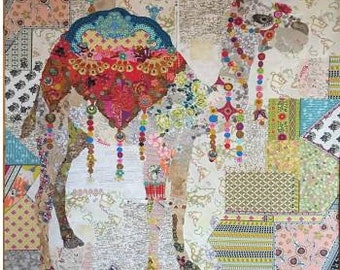 Caleb the Camel Quilting Pattern by Laura Heine From Fiberworks - Etsy