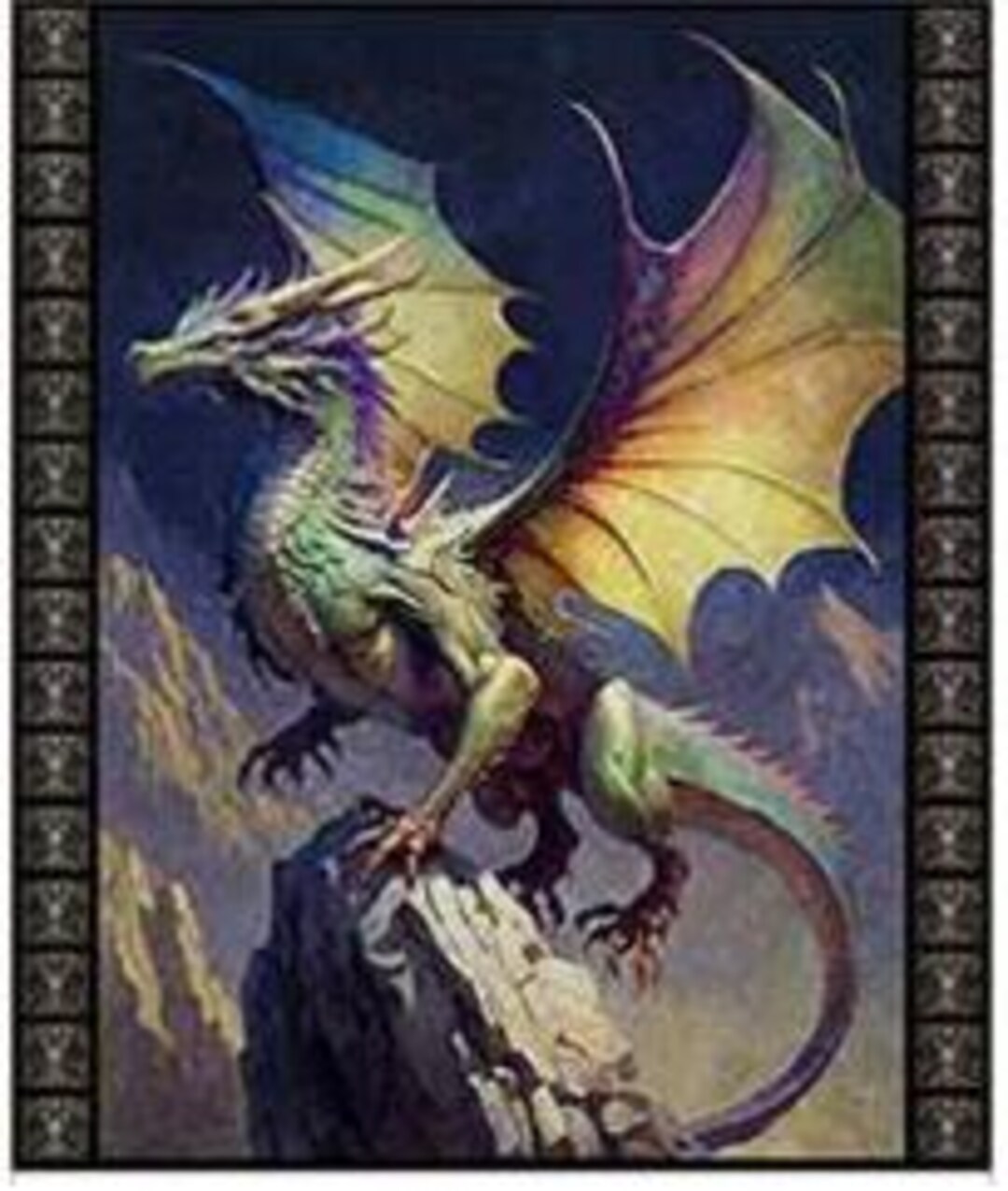 Dragon Fyre – Large Dragon Panel by Morris Creative Group (30134-N) - Etsy