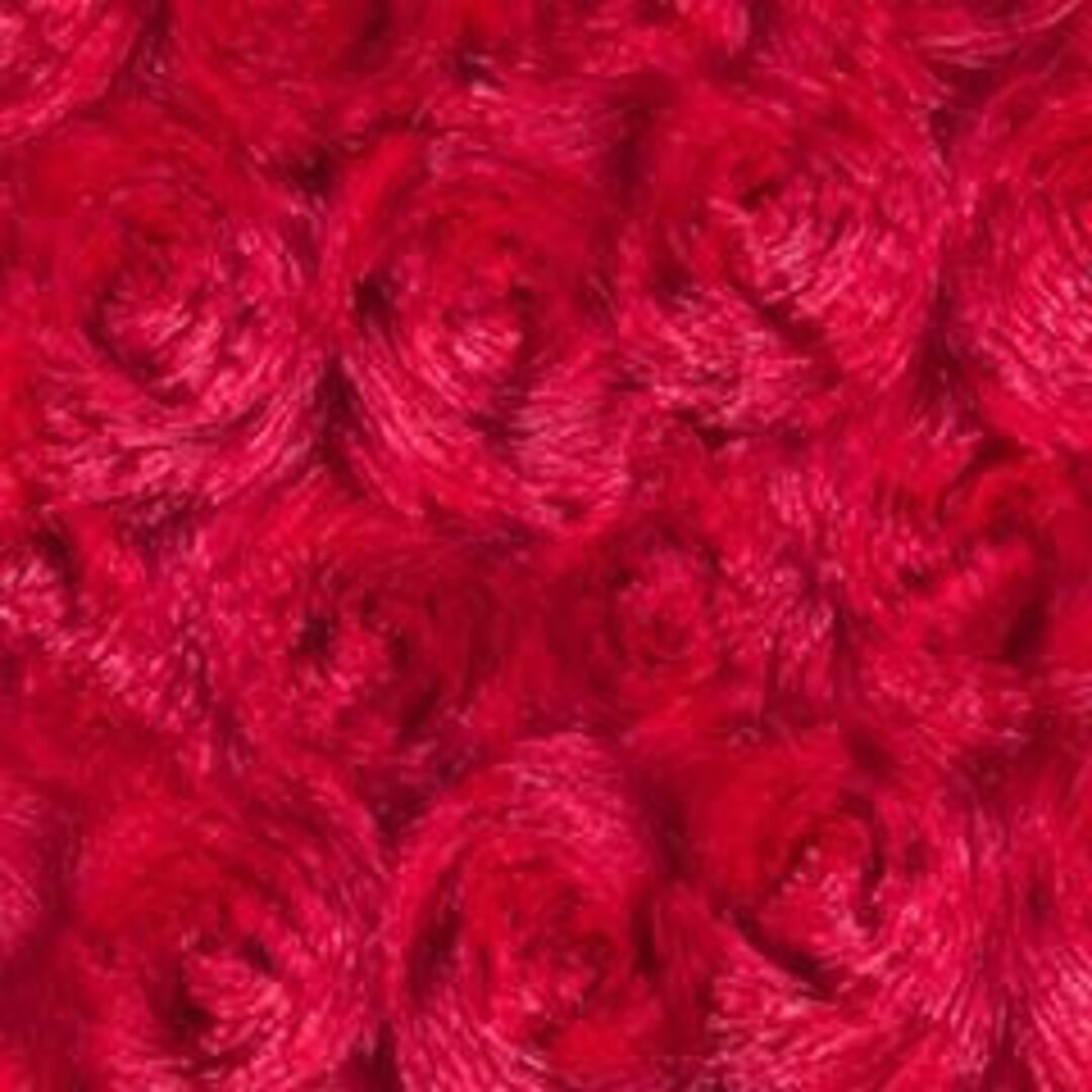 Michael Miller Rosebud Minky Red by Michael Miller RS7583REDX-D - Etsy