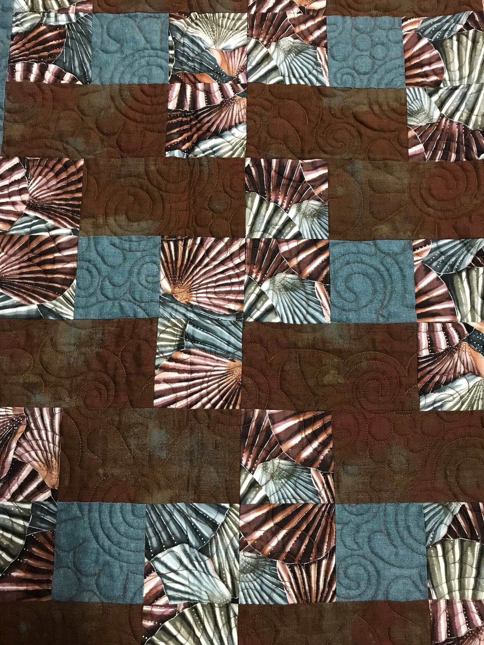 Seashell Throw Quilt by 118 Fabrics and More - Etsy