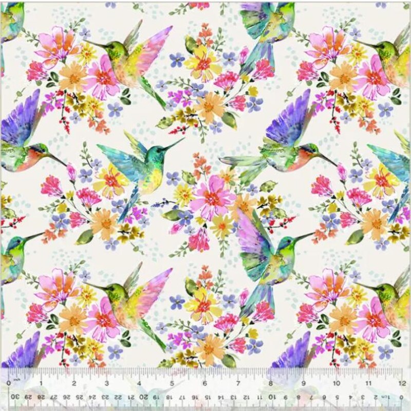 Hummingbird Fabric - Etsy