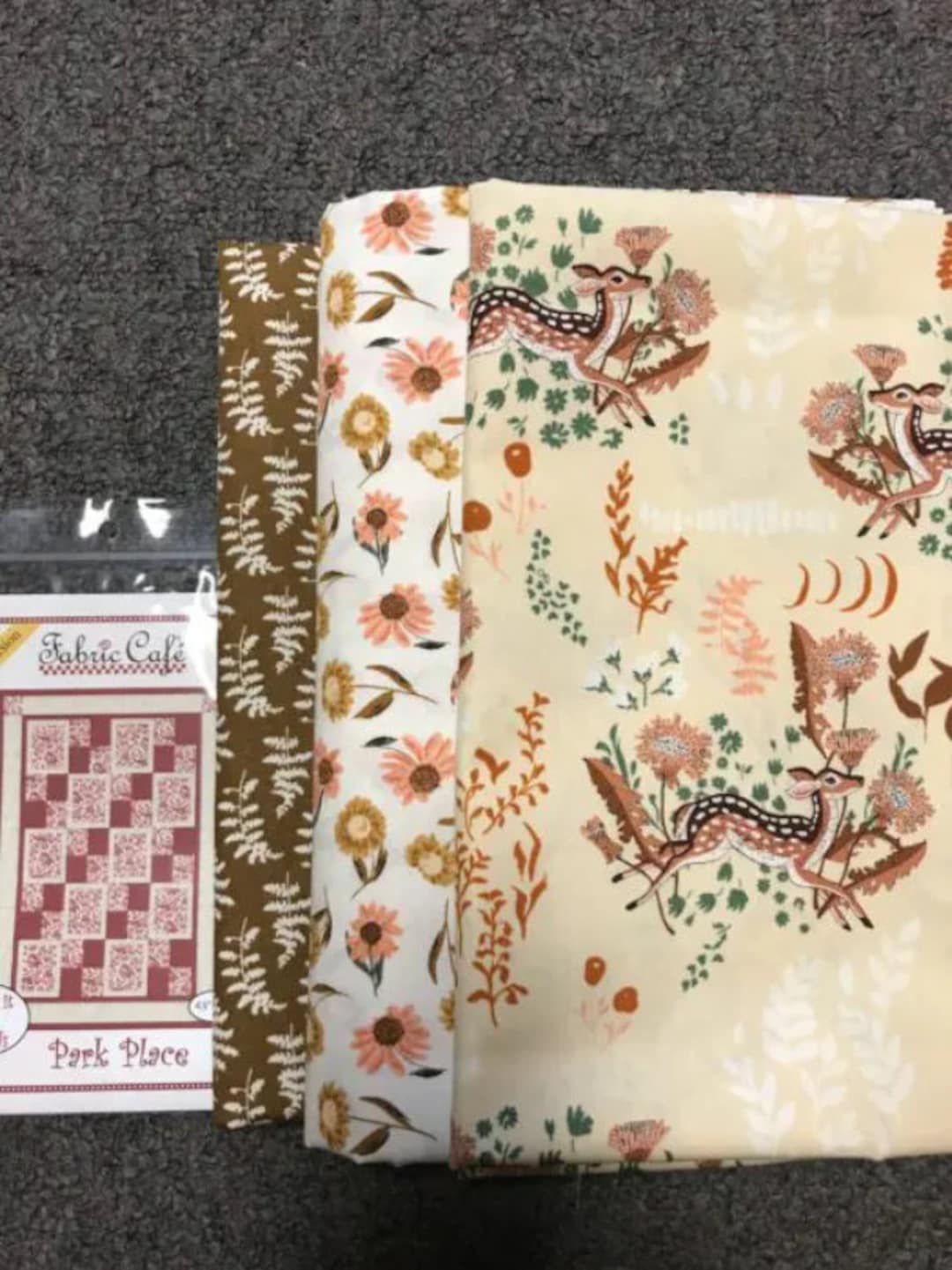 3 Yd Quilt Kit Wild Forgotten Park Place Pattern by Bonnie Christine ...