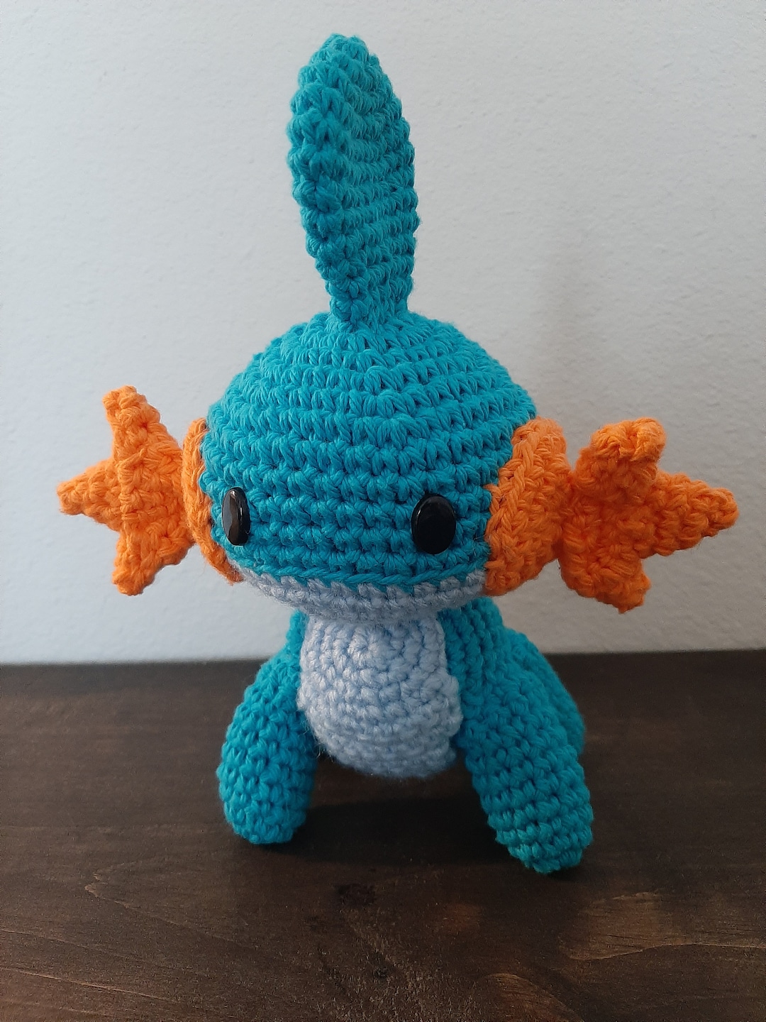 Handmade Crochet Fan Art Mudkip Pokémon Amigurumi - Etsy