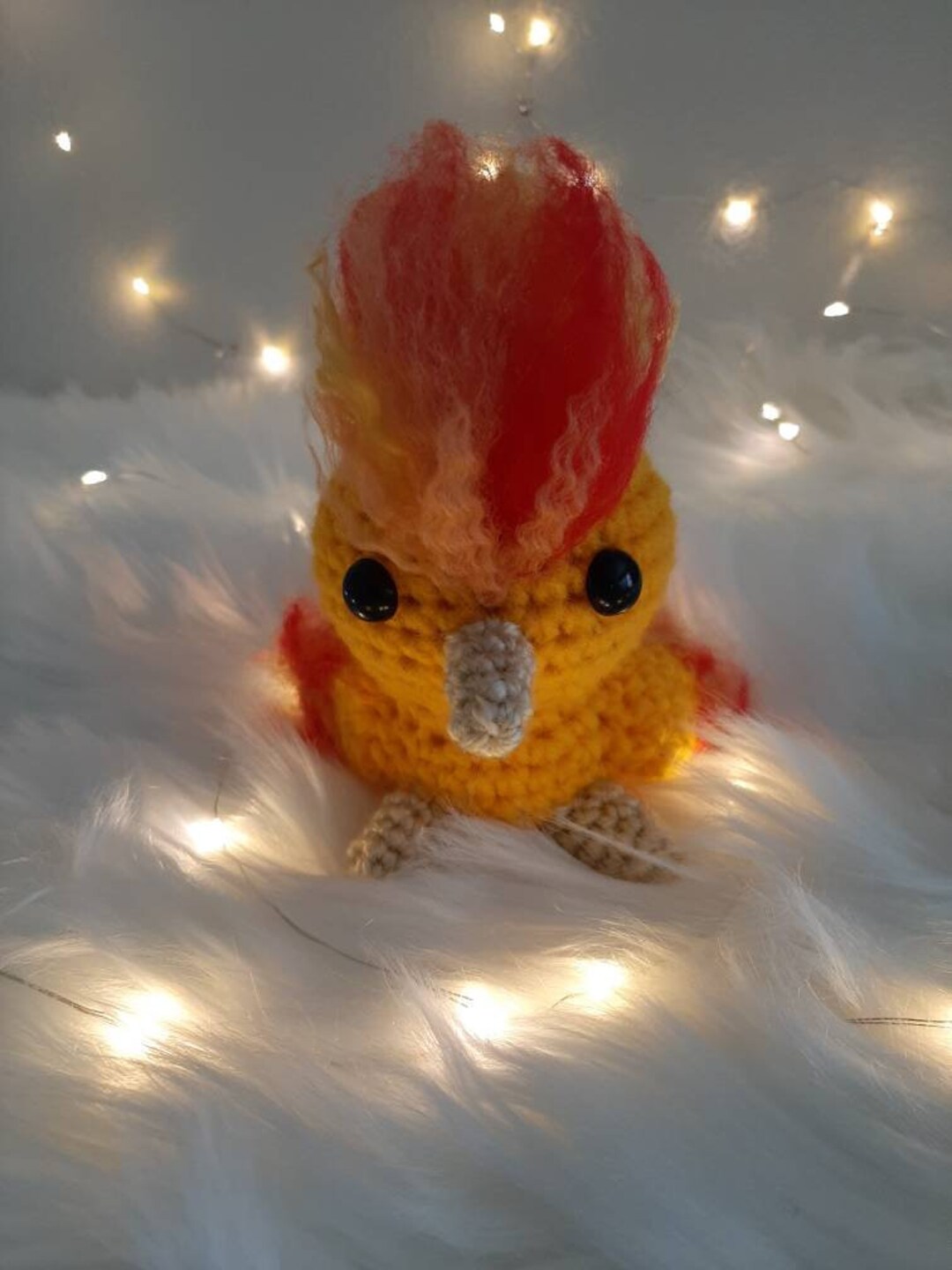 Handmade Crochet Pokémon Fan Art Moltres Baby Chick Amigurumi - Etsy