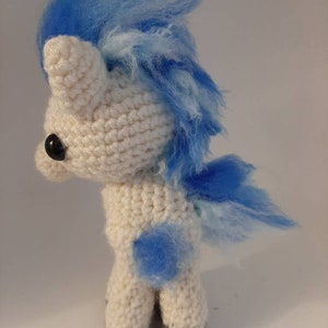 Handmade Crochet Ponyta Pokemon Fan Art Plushy Amigurumi - Etsy