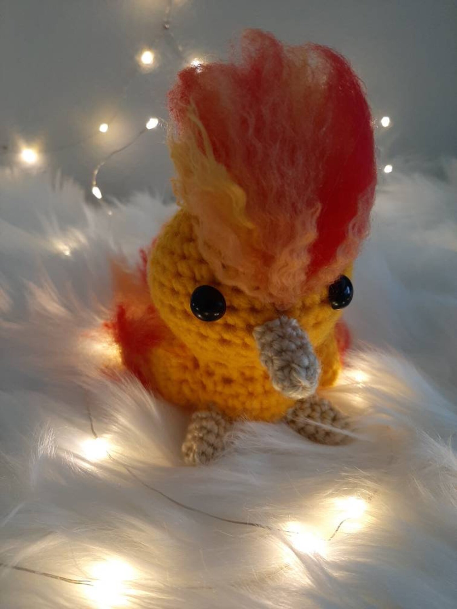 Handmade Crochet Pokémon Fan Art Moltres Baby Chick Amigurumi - Etsy
