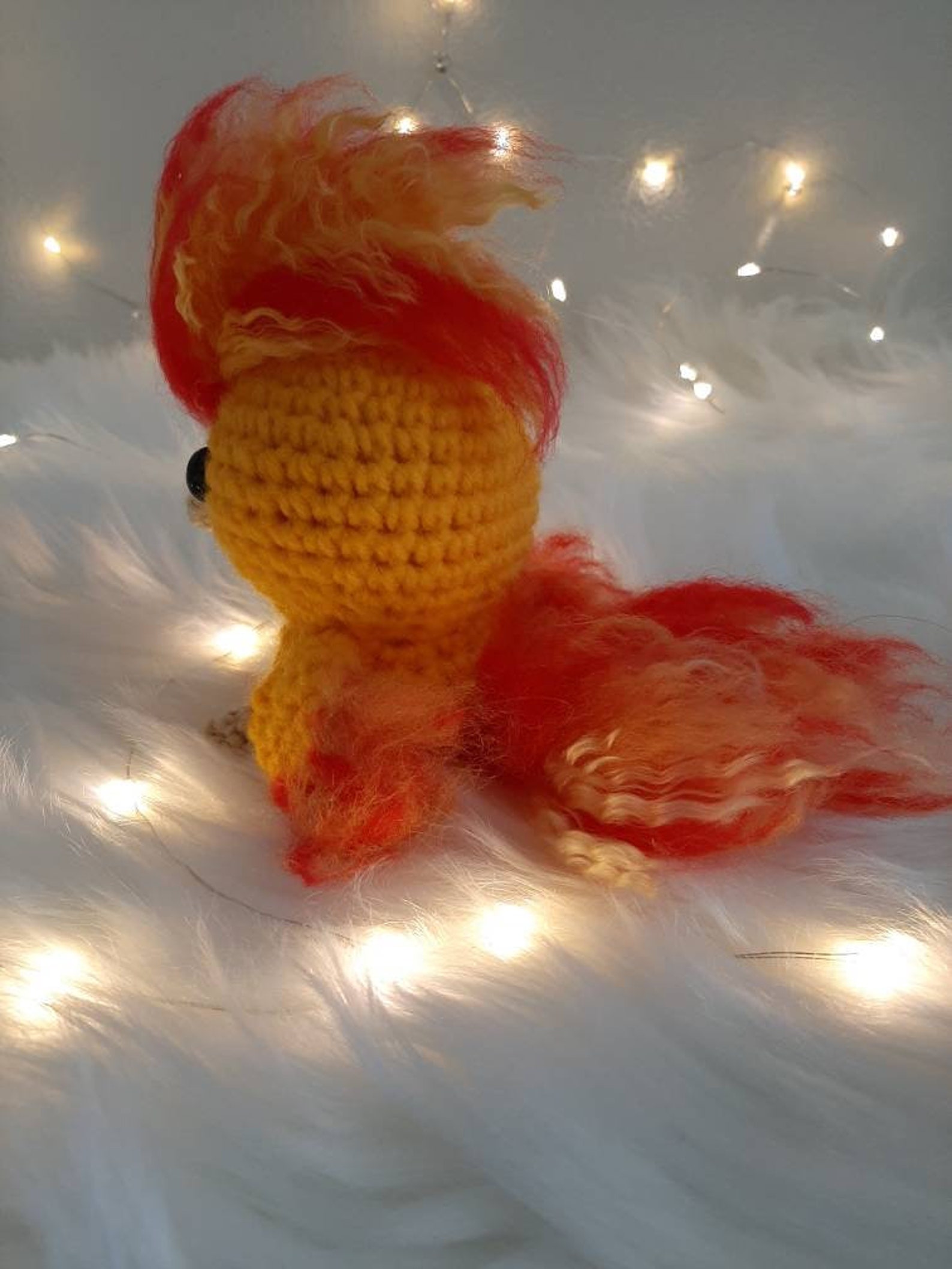 Handmade Crochet Pokémon Fan Art Moltres Baby Chick Amigurumi - Etsy