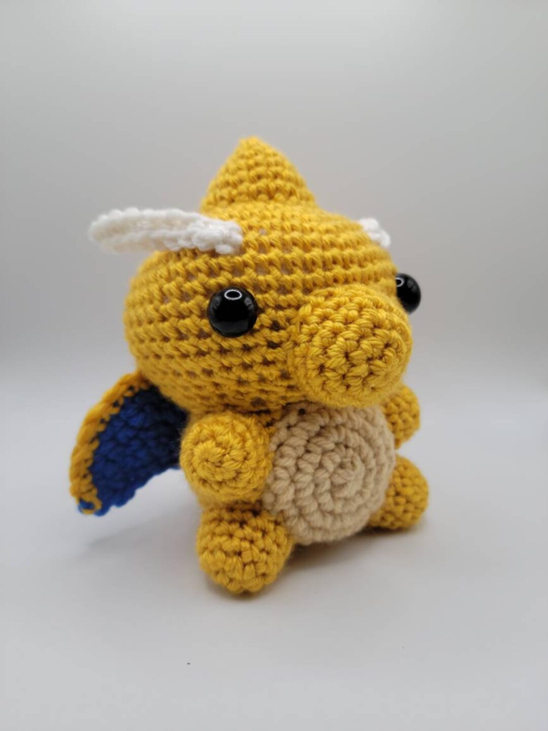 Handmade Crochet Amigurumi Dragonite Inspired Pokemon Plushy - Etsy