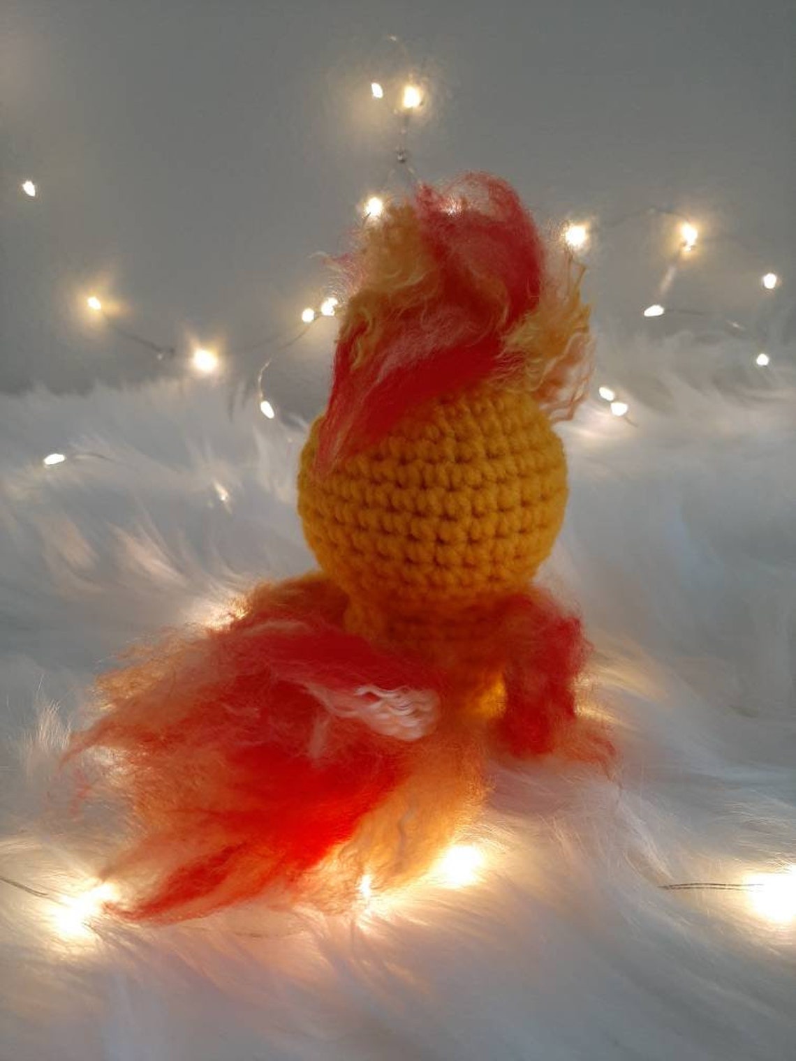 Handmade Crochet Pokémon Fan Art Moltres Baby Chick Amigurumi - Etsy