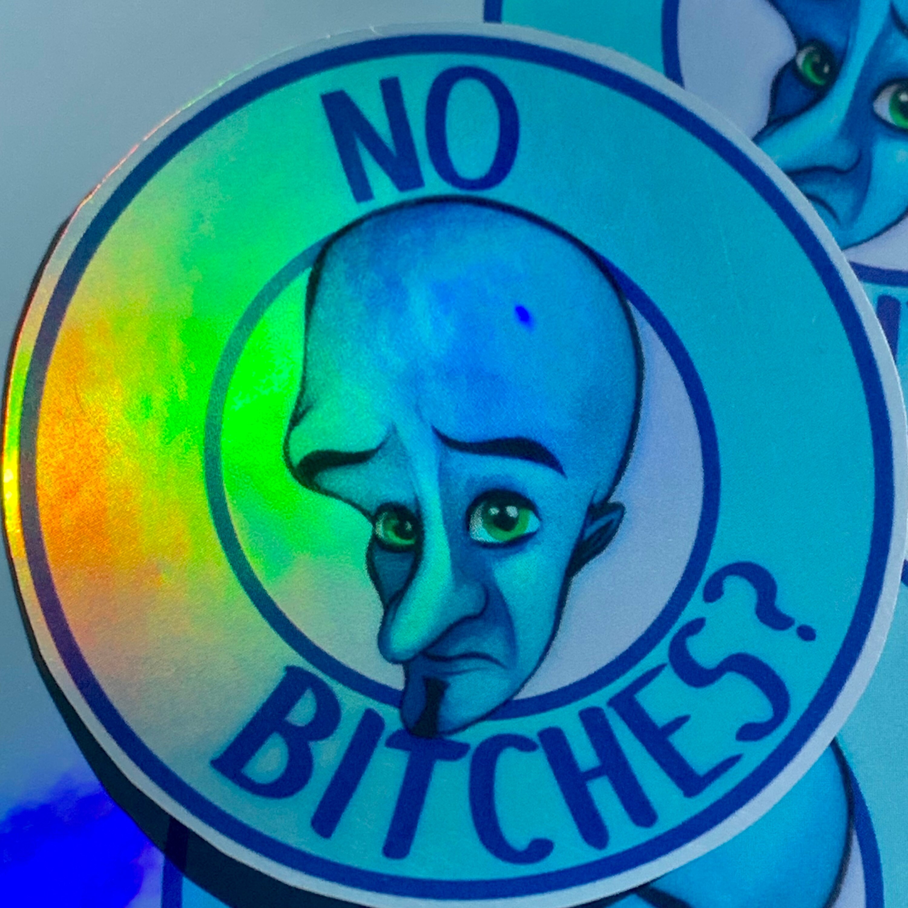 MEGAMIND Shiny Sticker - Etsy